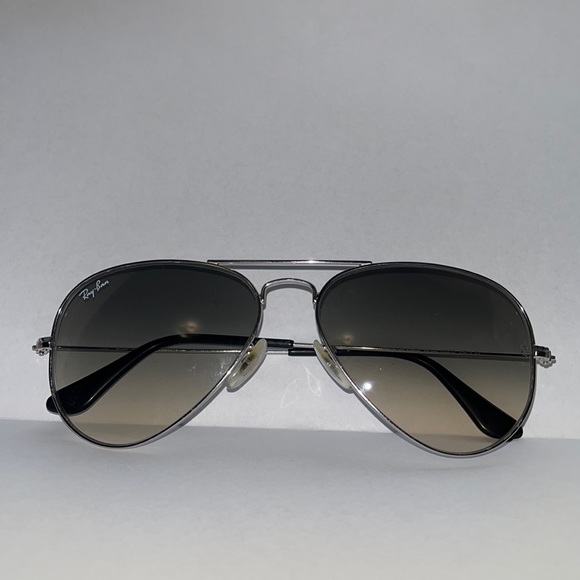 Ray-Ban | Accessories | Ray Ban Aviator Metal Frame Grey Gradient ...